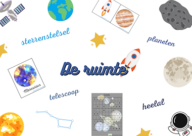 Thema pakket de ruimte | Plezier in het basisonderwijs | Samen Voor ...