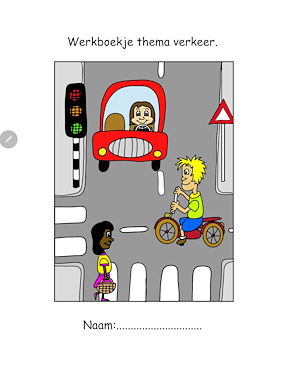 Werkboekje thema verkeer | Juf Monique | Samen Voor Onderwijs